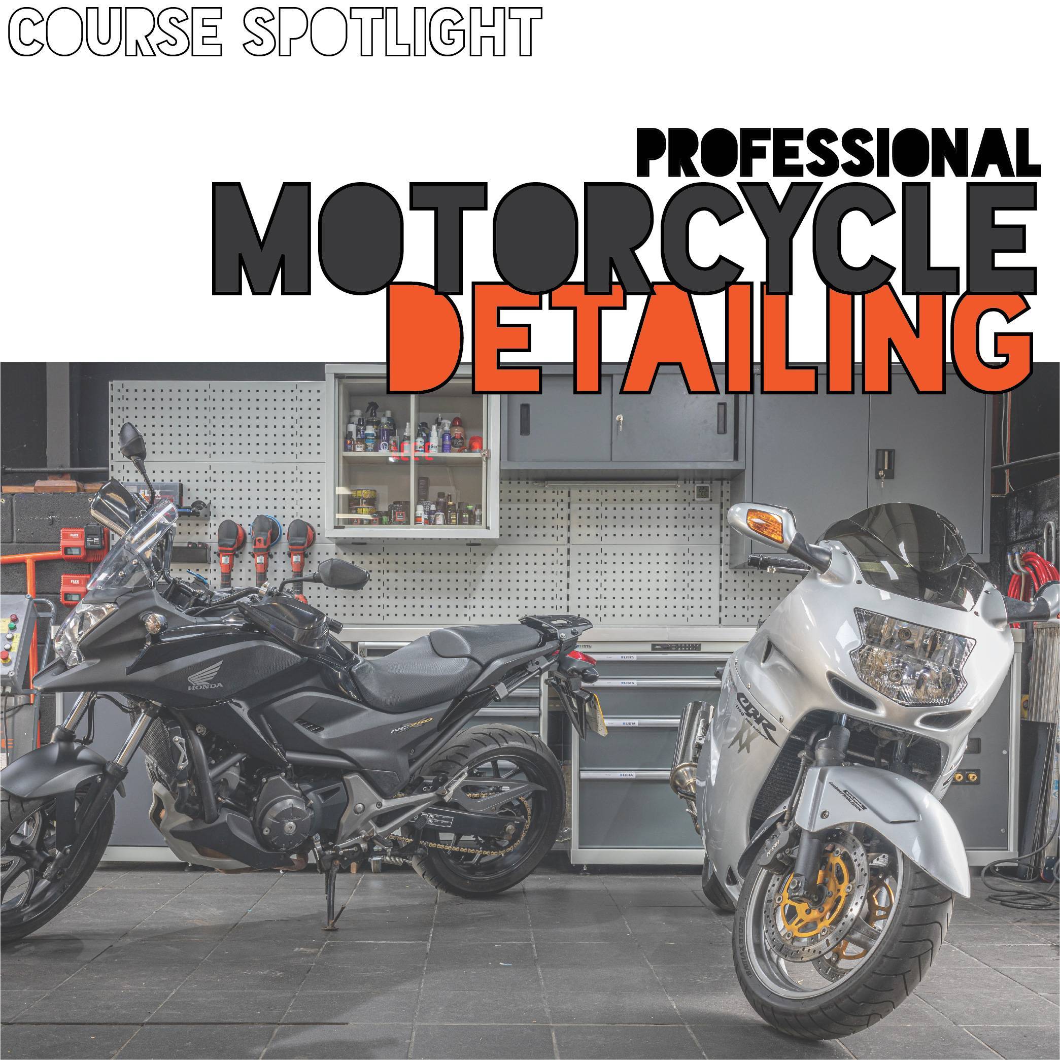 Course Spotlight - Professional Motorcycle Detailing - UK Detailing Academy